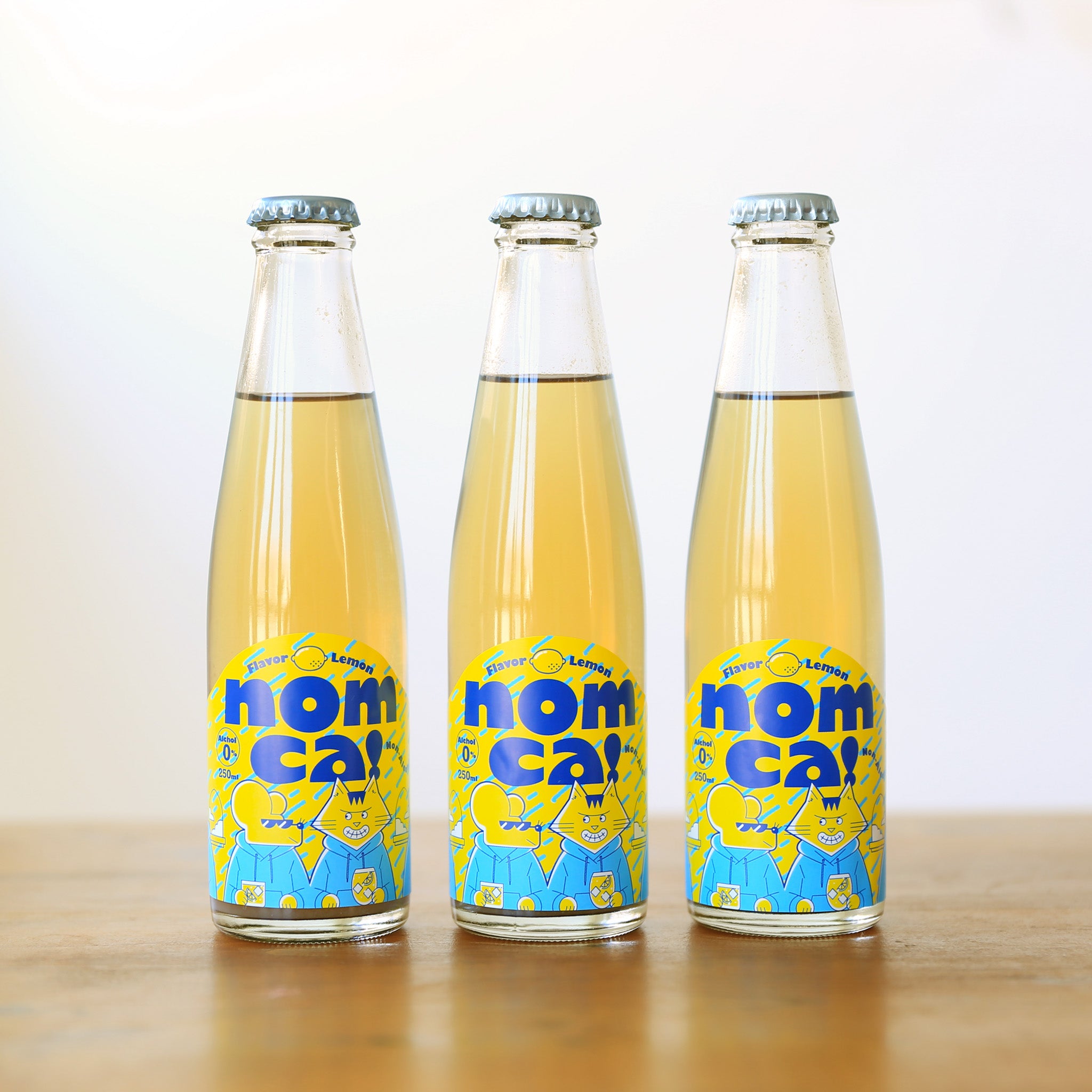 【新商品】「nomca!」ノンアルコールレモンサワー(200ml) 3本 – nomca!ノンアルコールフルーツシロップ
